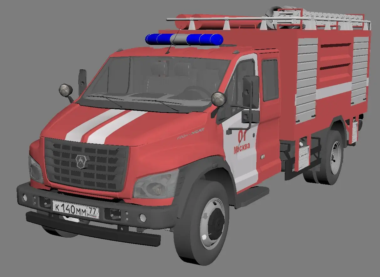 Vehicles & Machinery STL Download - Fire carby Davron