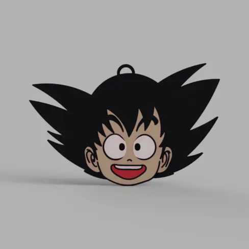 3D Printer Files | 3MF File | KID GOKU KEYCHAIN | Creality Cloud