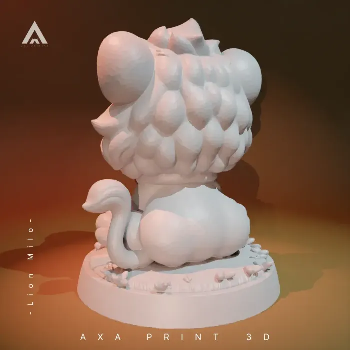 3D Printer Files | 3MF File | Lion Milo – Cute 3D Printable Figurine ...
