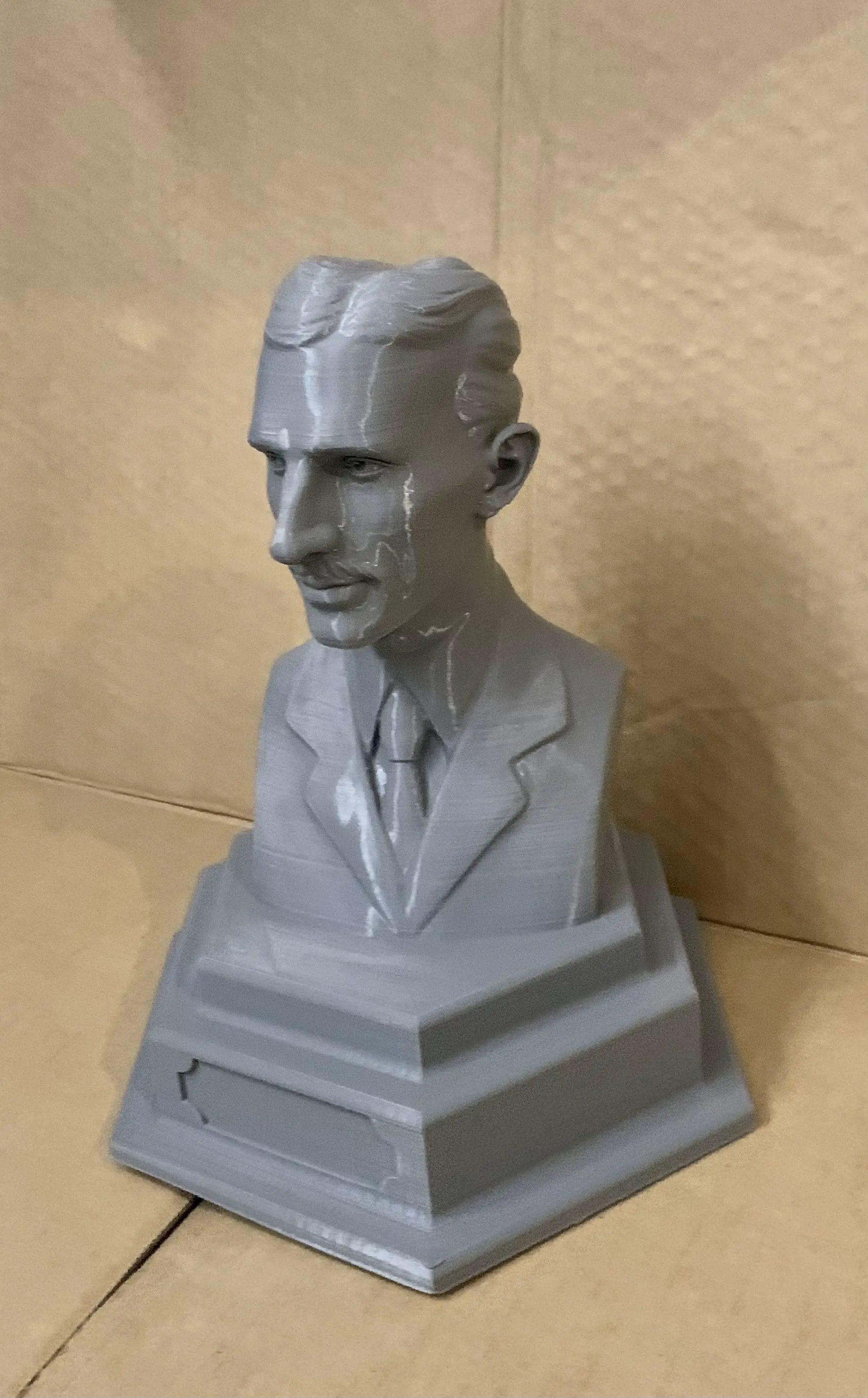 3D Printer Files | 3MF File | Tesla Bust | Creality Cloud