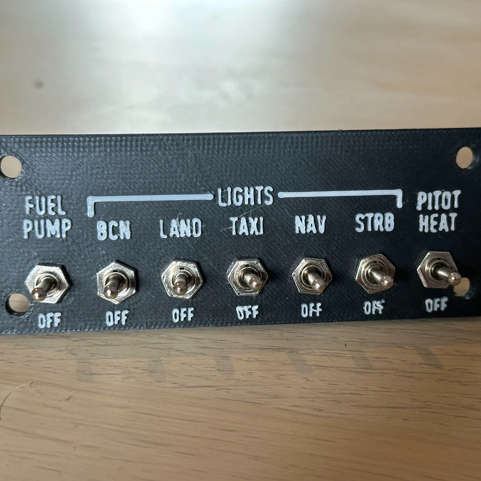 3D Printer Files | 3MF File | Cessna 172 Switch Panel V1 | Creality Cloud