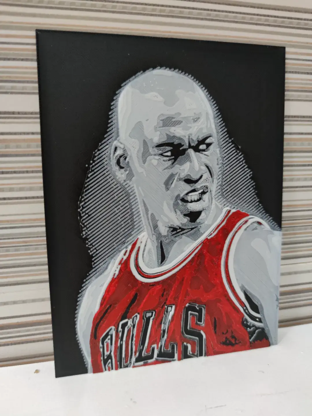 3D Printer Files | 3MF File | Portrait of Michael Jordan | Creality Cloud
