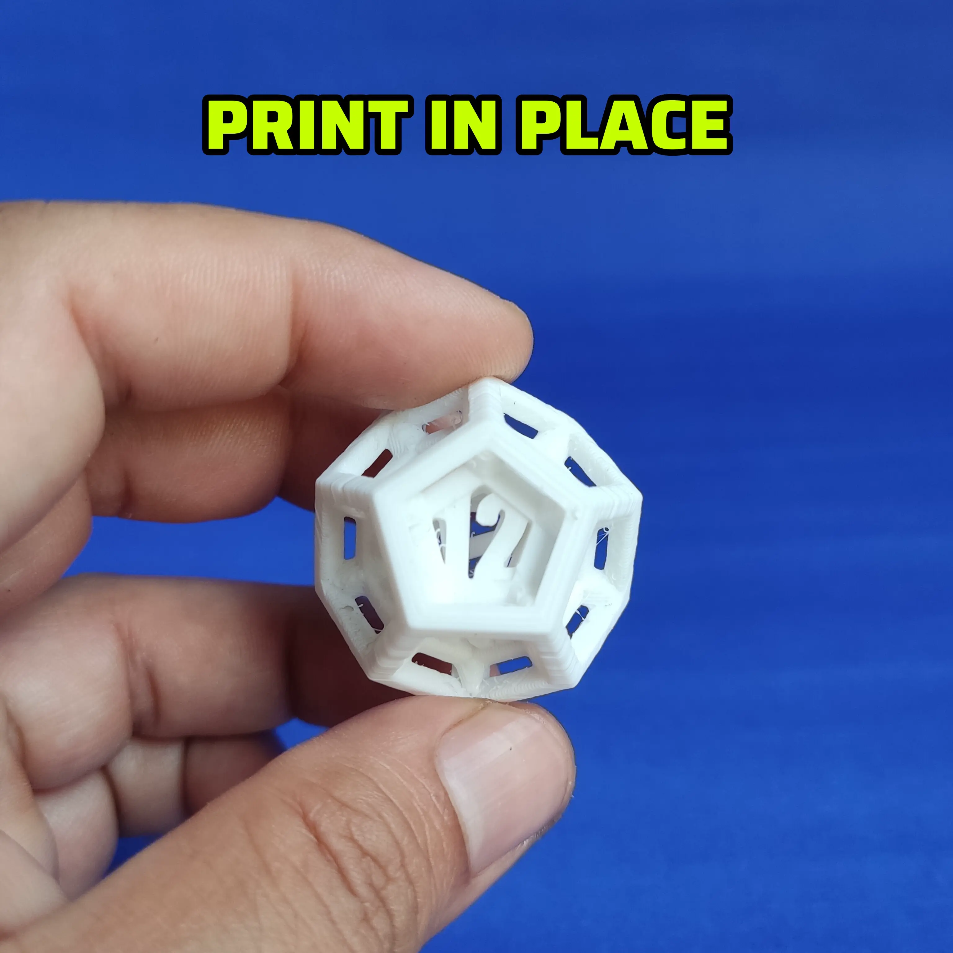 Board Games & Card Games STL Download - ghost dice (dodecahedron)by Idea mx