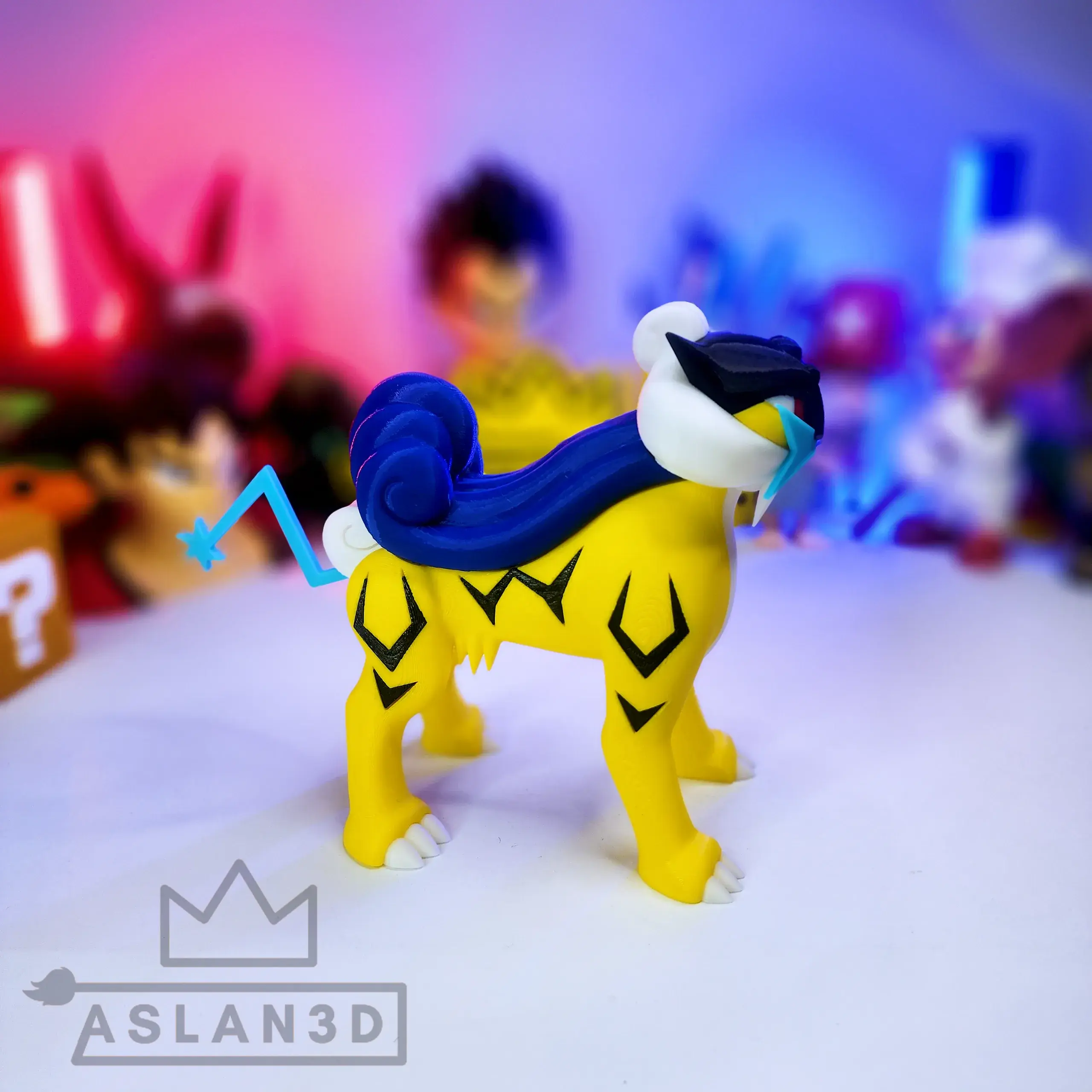 Digital Art STL Download - Raikou By Colorsby Aslan3D