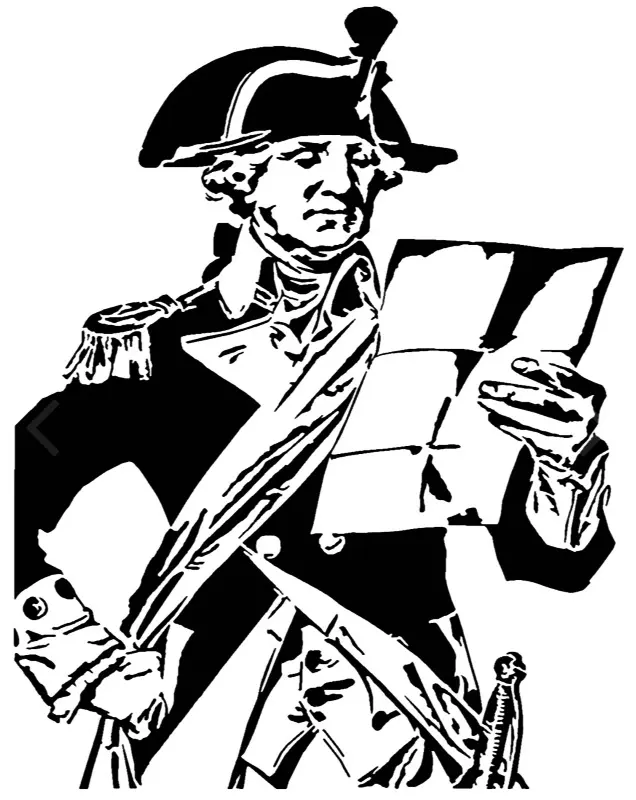 George Washington stencil | 3D models download | Creality Cloud