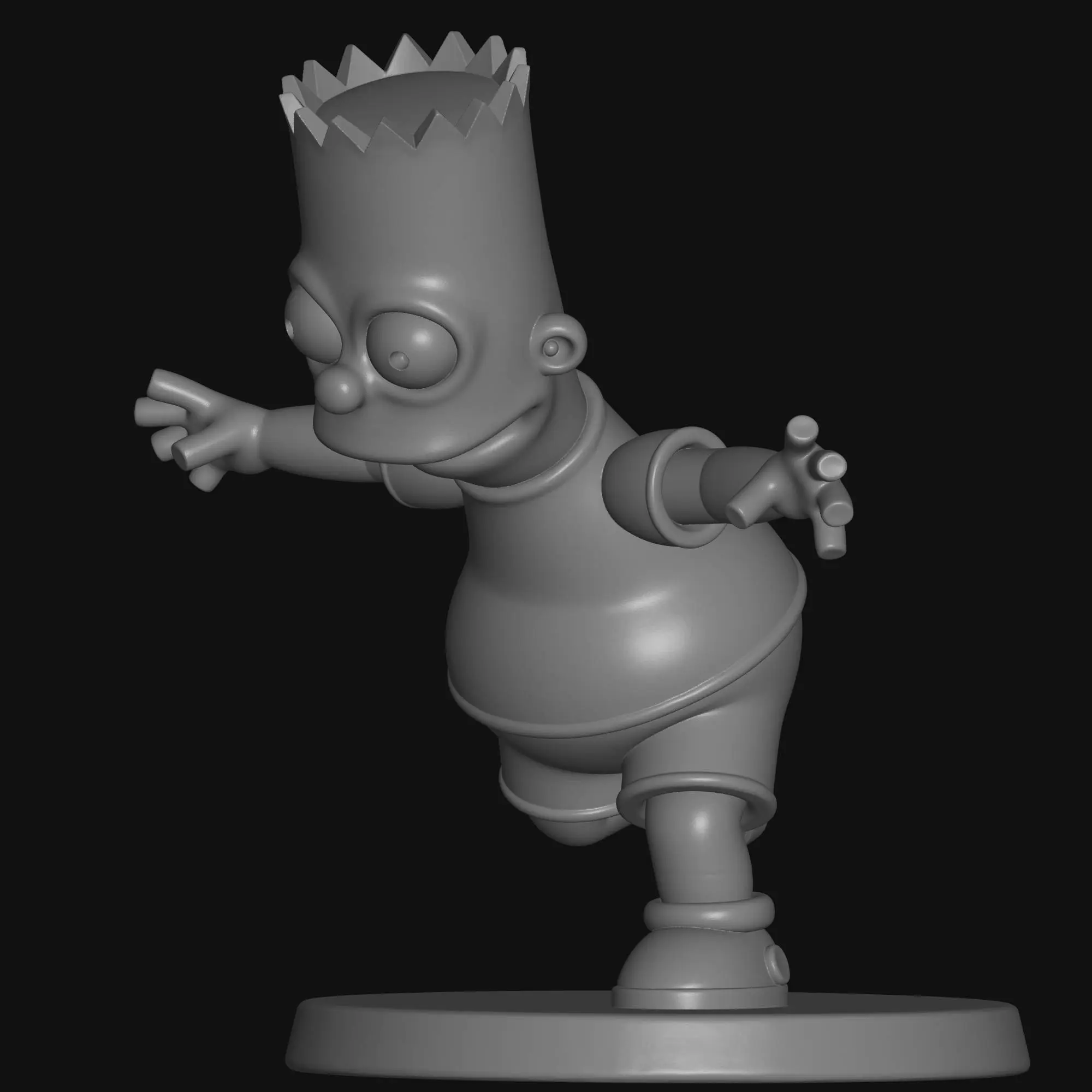 Characters & Creatures STL ダウンロード - 3d Model Bart Simspon - Aytuğ