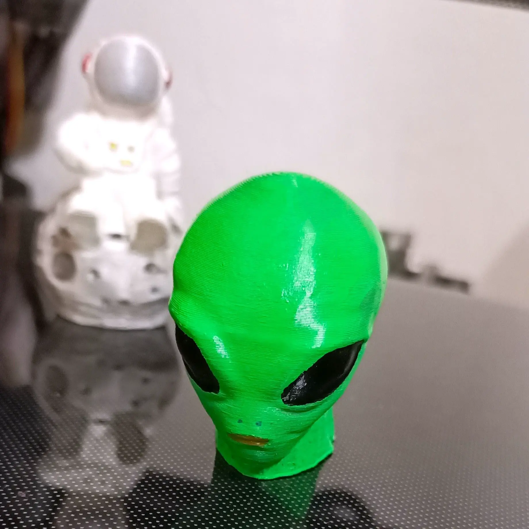3D Printer Files | 3MF File | Alien Head Home, Office, Car Dashboard ...