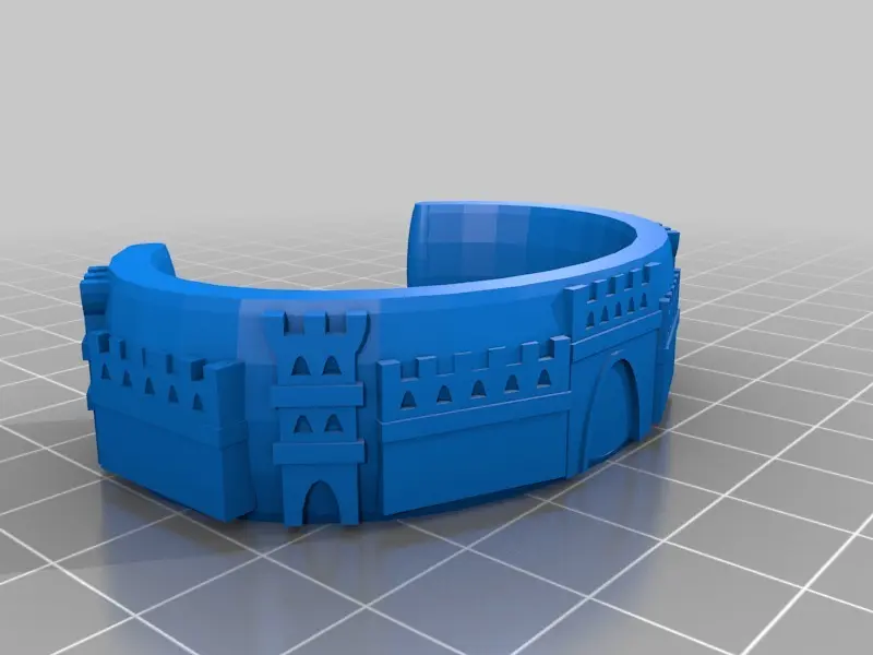 Free Jewelry & Accessories STL Download - Castle Braceletby SMT_M 🦊