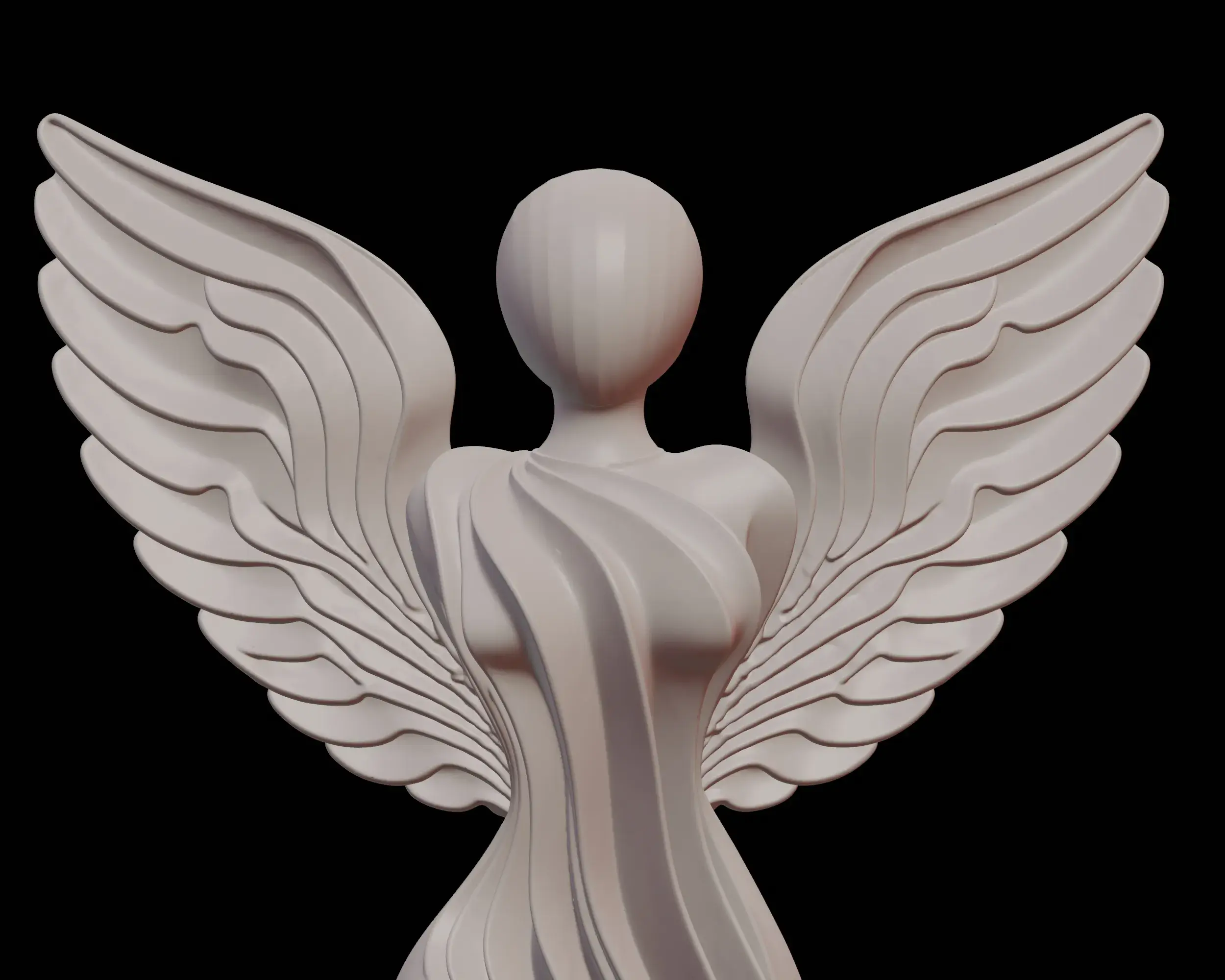 Sculptures & Artworks STL Download - Elegant Angel of Fairy Sculpture ...
