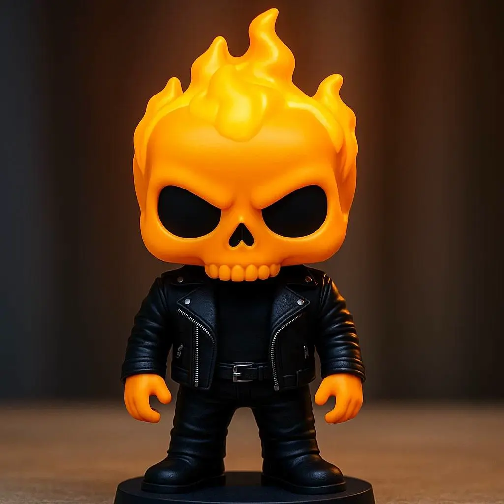 3D Printer Files | 3MF File | Ghost Rider Chibi Style | Creality Cloud