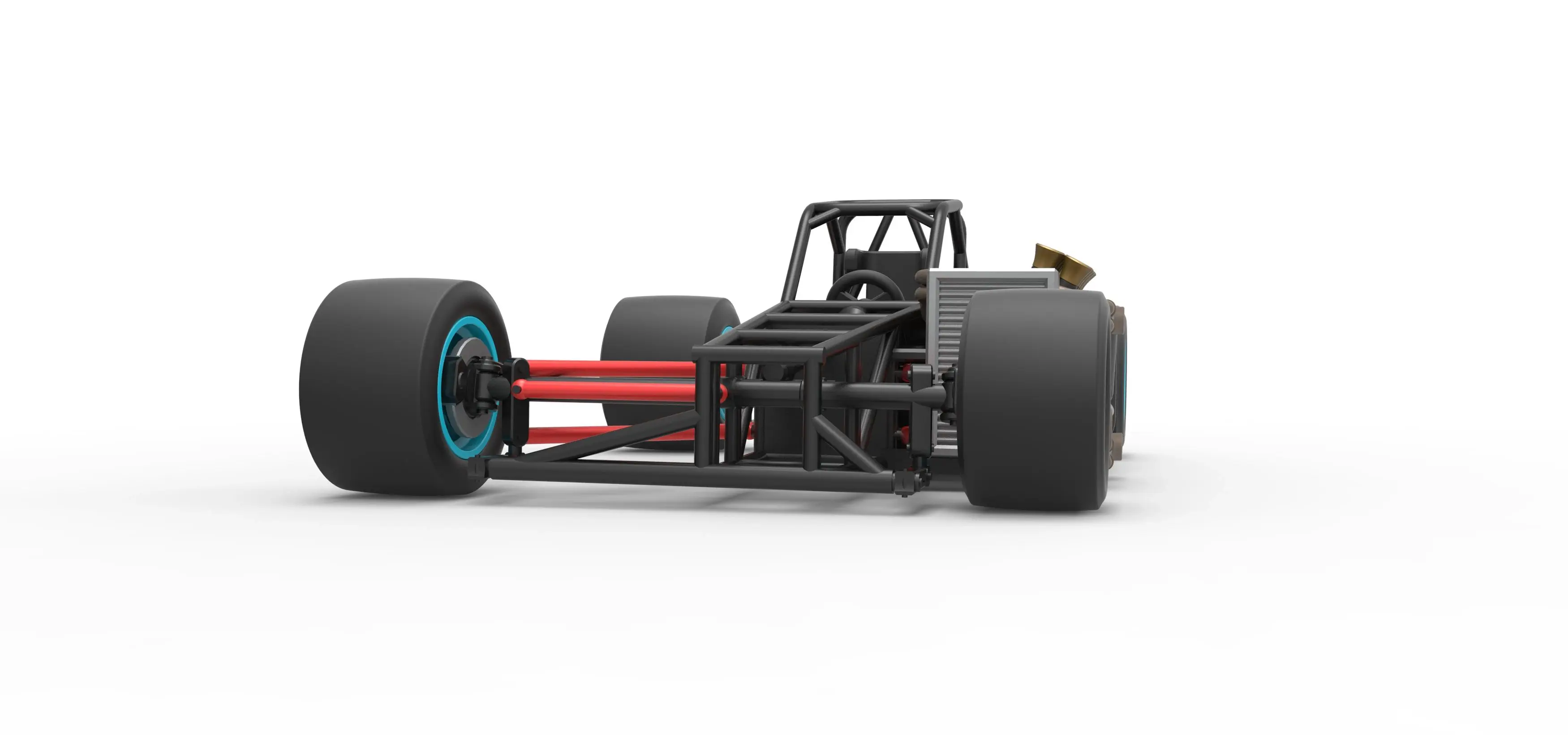 Vehicles & Machinery STL Download - Supermodified front engine race car ...