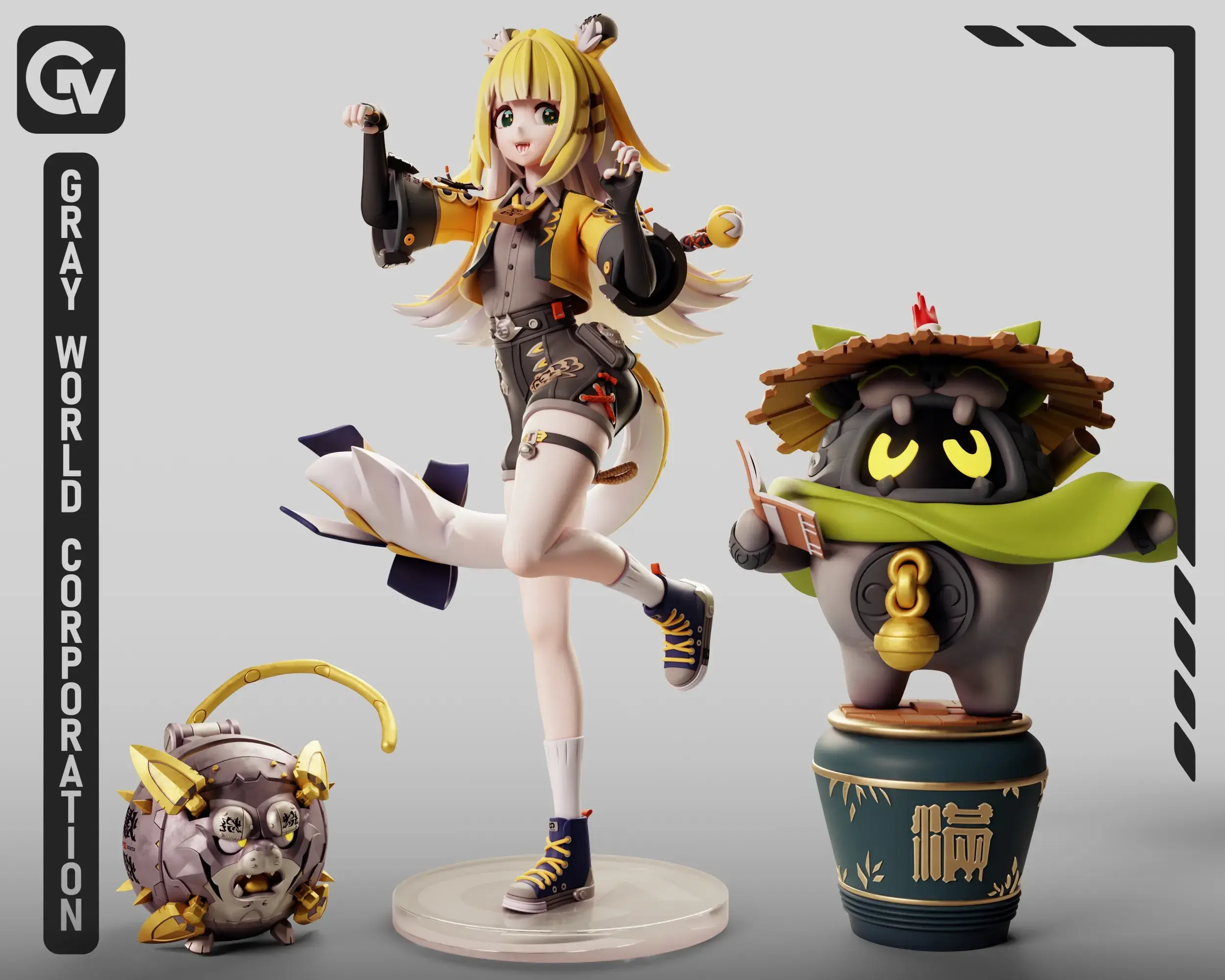 Characters & Creatures STL Download - Ju Fufu | Zenless Zone Zeroby ...