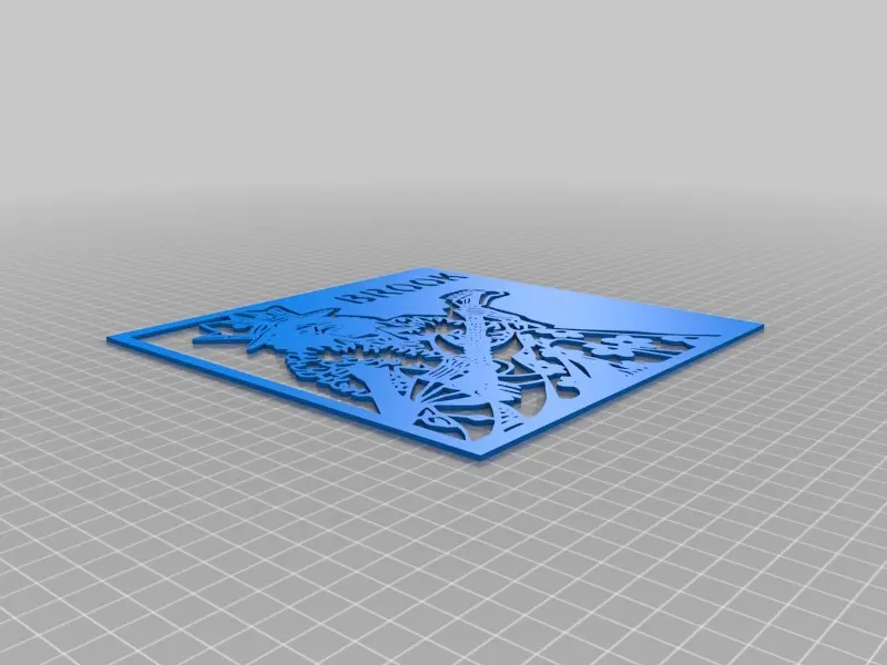 Free Digital Art STL Download - Brook stencilby SMT_M 🦊