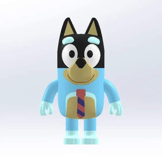 Characters & Creatures STL Download - Bluey Father Banditby Edna Lab
