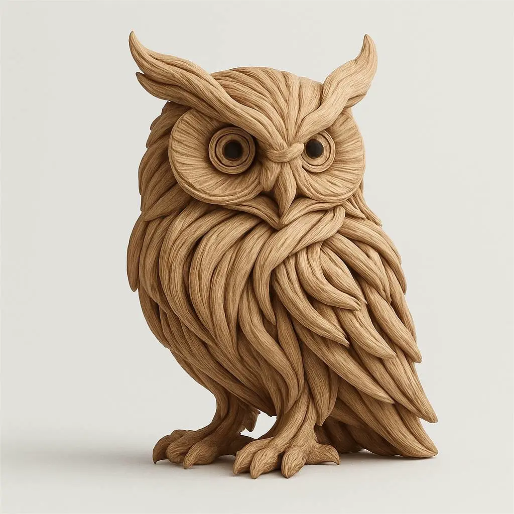 3D Printer Files | 3MF File | Owl - Roots of Life – The Wooden ...
