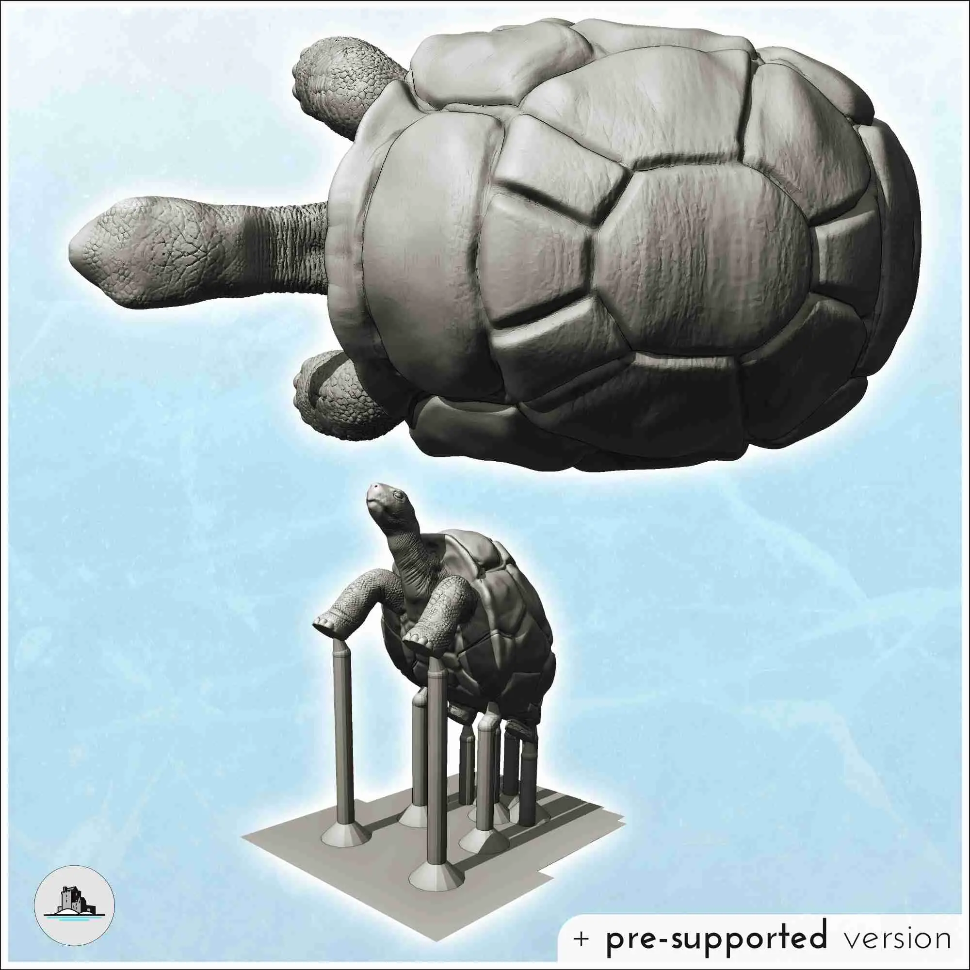 Characters & Creatures STL Download - Turtle (23) - miniatures animal ...