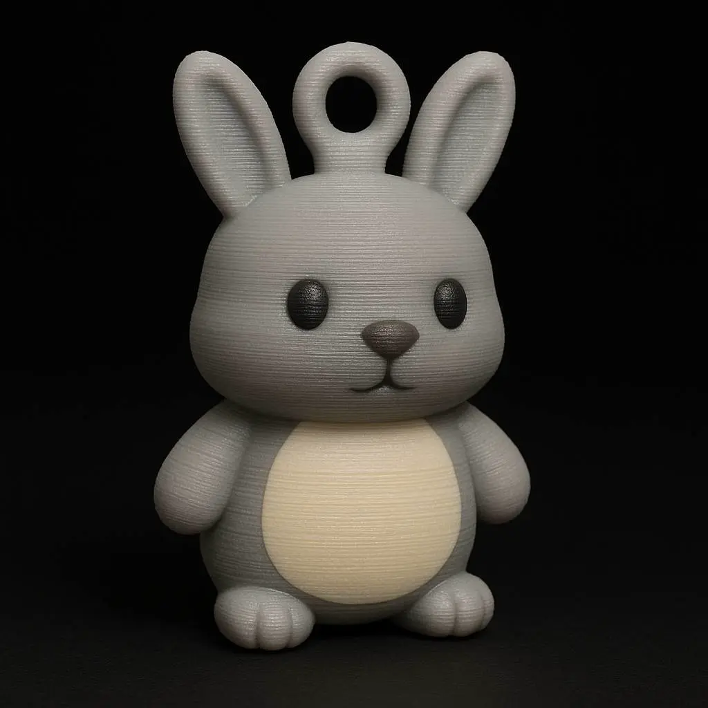 3D Printer Files | 3MF File | BunnyBuddy Keychain | Creality Cloud