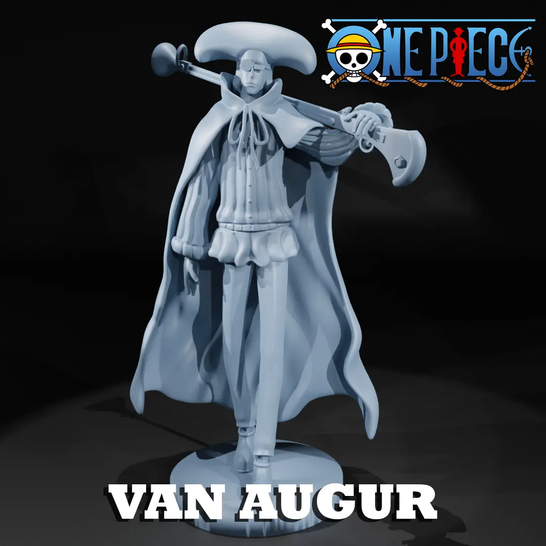 Other STL Download - VAN AUGUR - BLACKBEARD PIRATES - ONE PIECEby ...