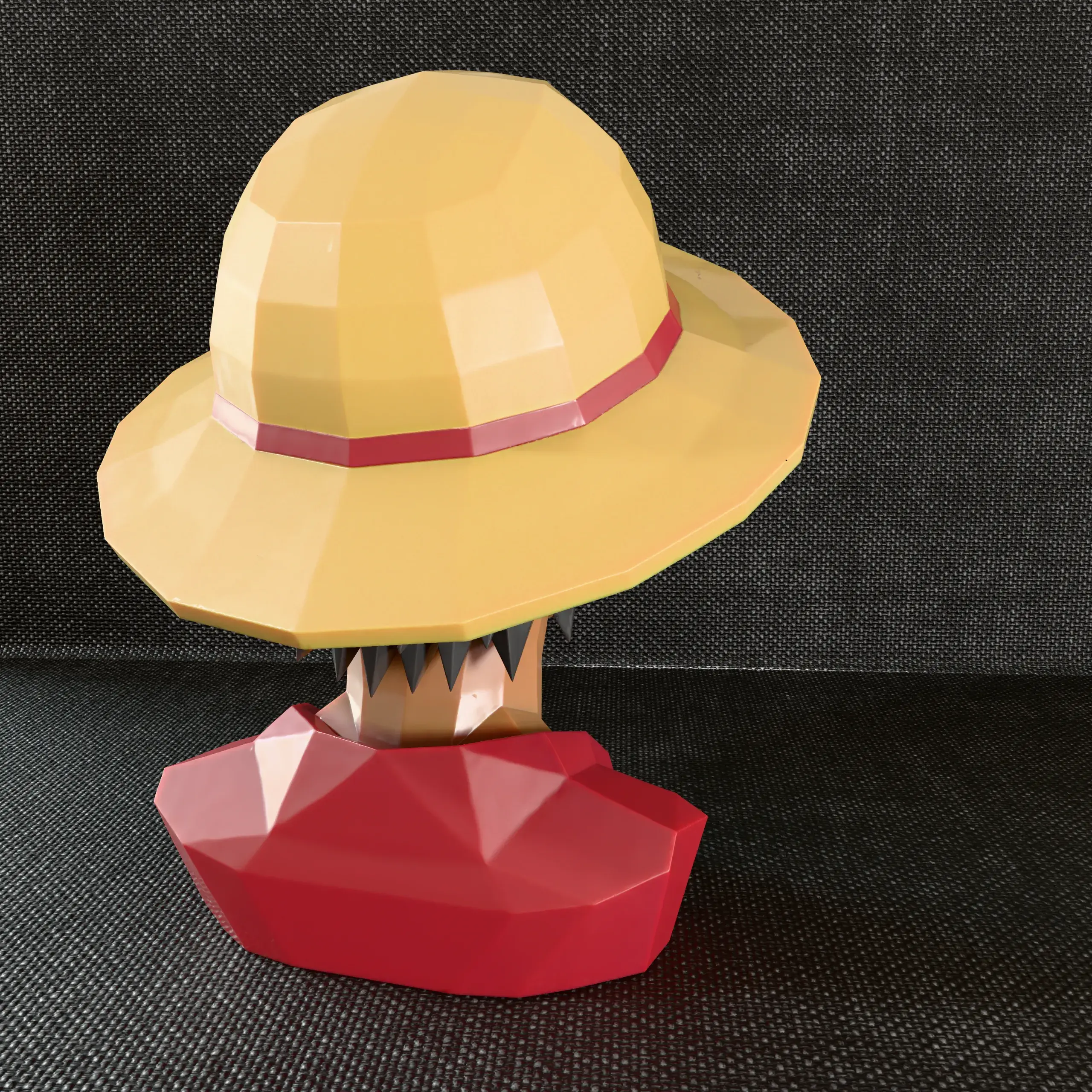 3D Printer Files | 3MF File | Luffy Bust One Piece Fan Art | Creality Cloud