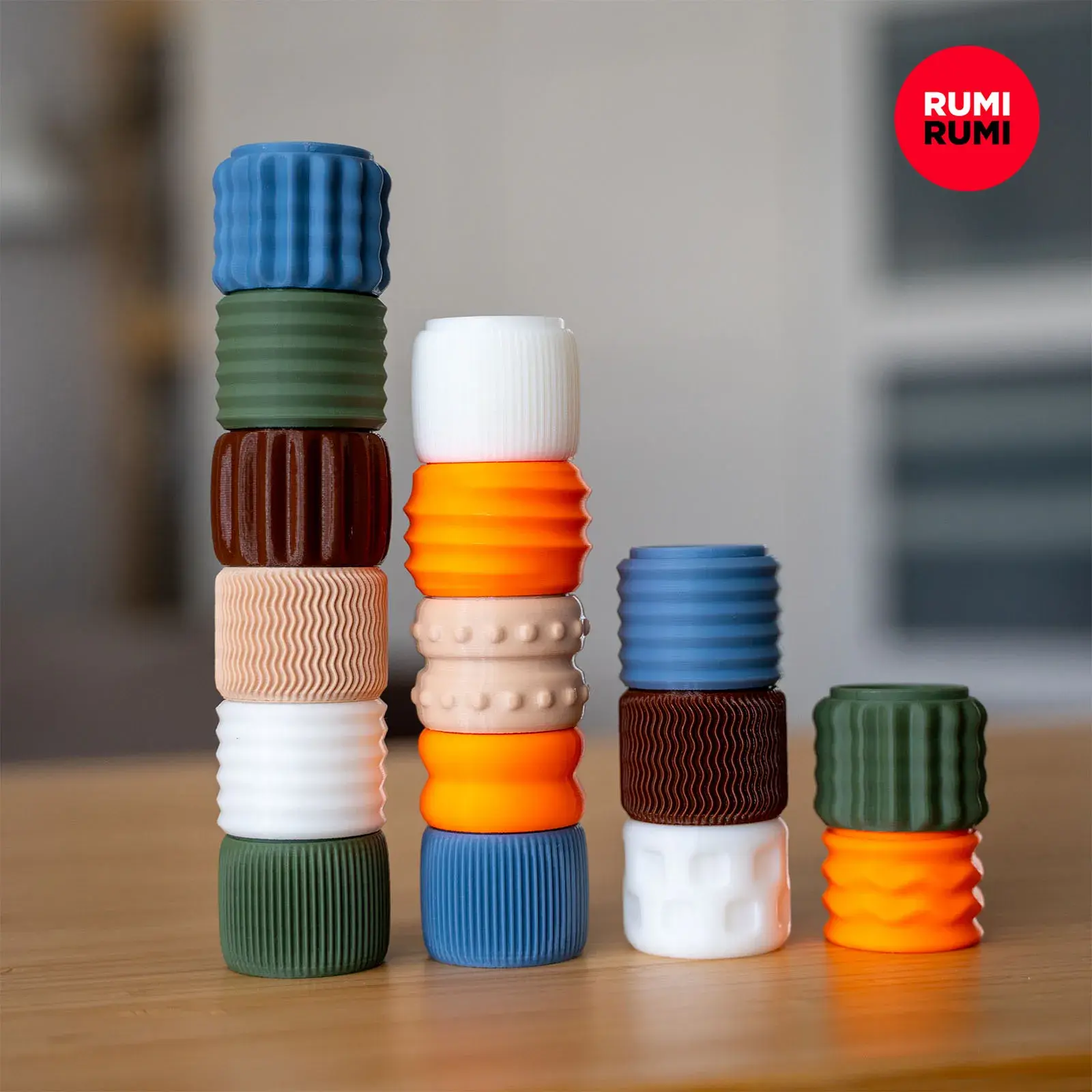 Construction Toys STL Download - Fidget Toy Blocksby RumiRumi