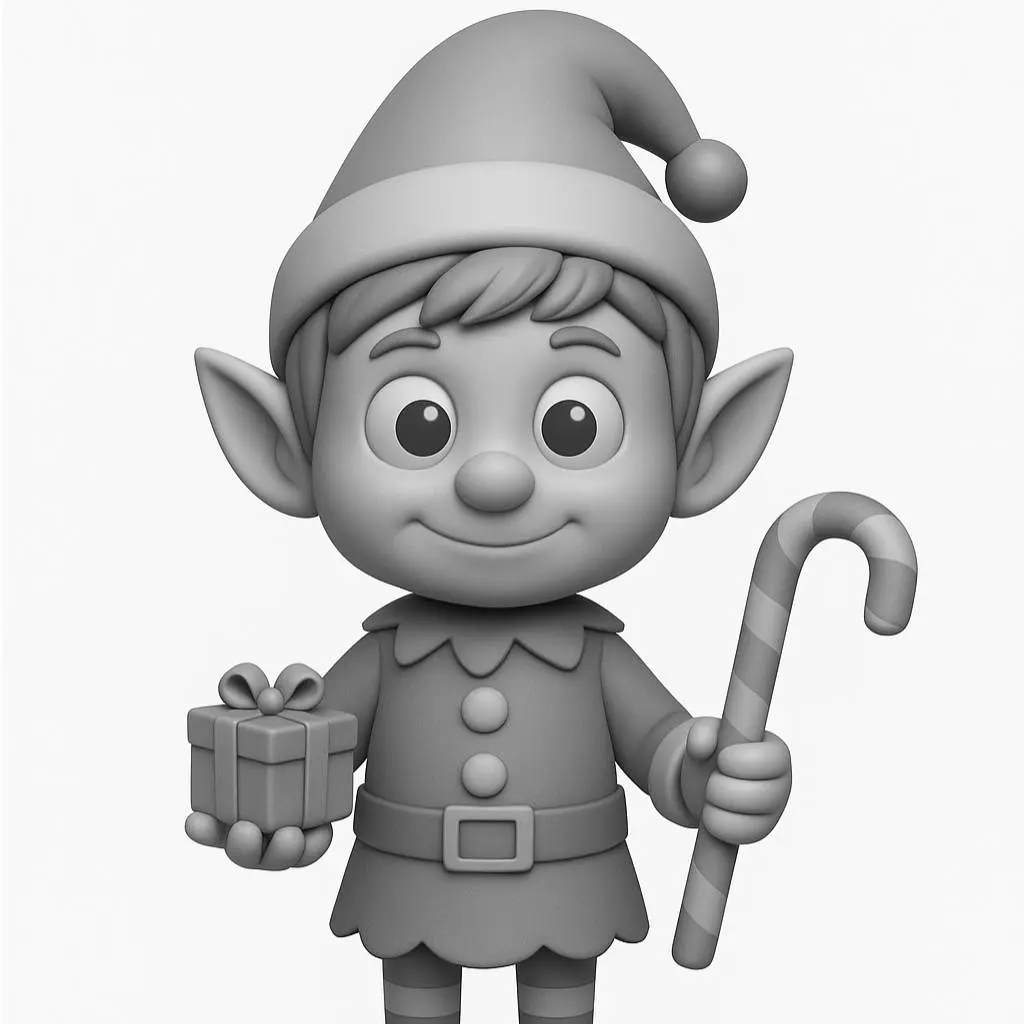 3D Printer Files | 3MF File | Xmas Elf | Creality Cloud