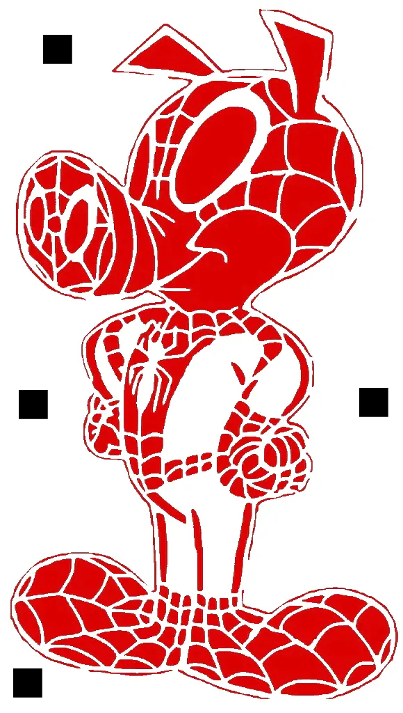 Free Other STL Download - Spider Ham 4 layer stencil by SMT_M 🦊