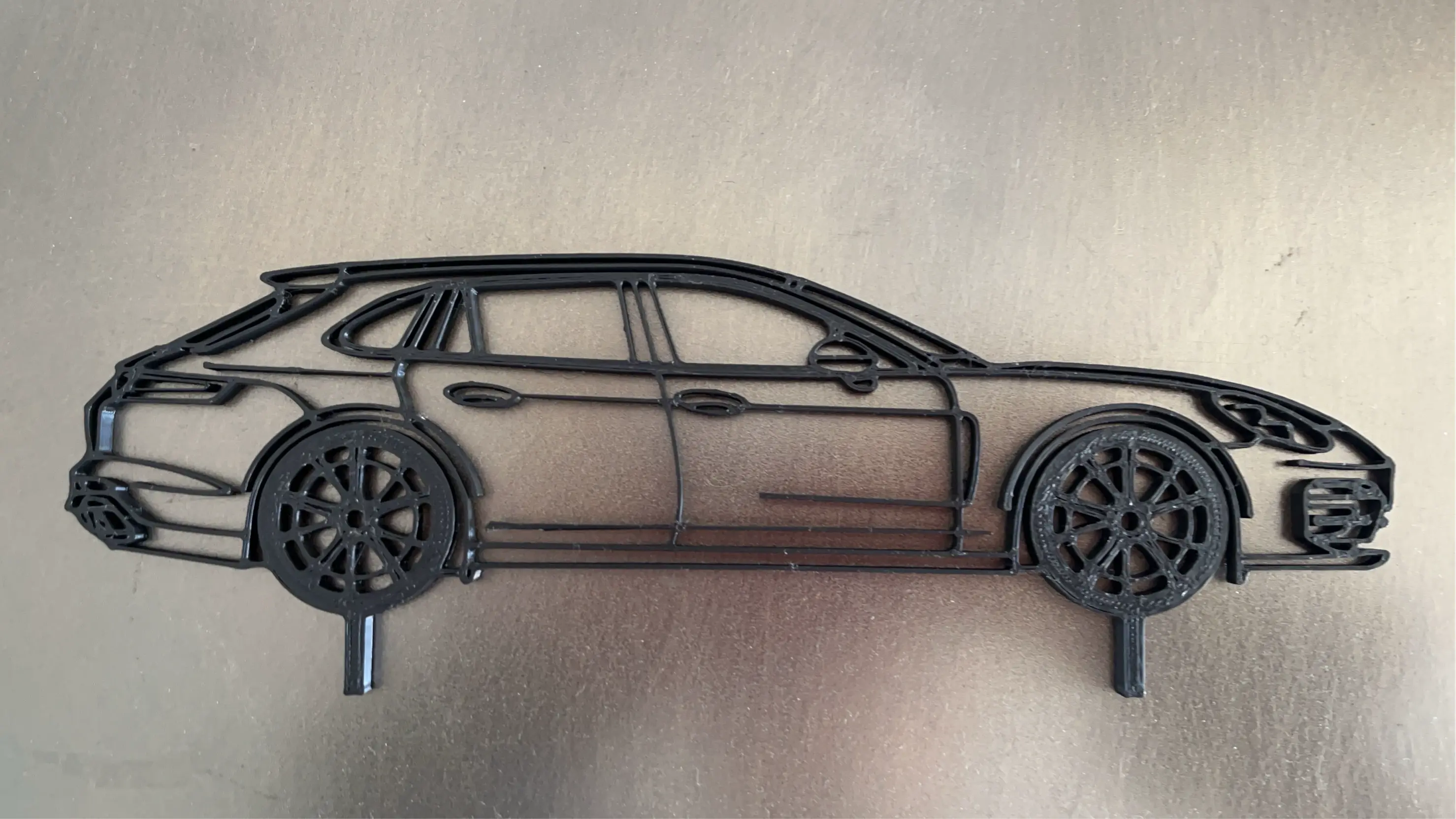 Vehicles & Machinery STL Download - Outline Porsche Panamera sport ...