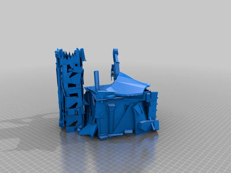 Free Miniature Games & Accessories STL Download - ork scrap shanty ...