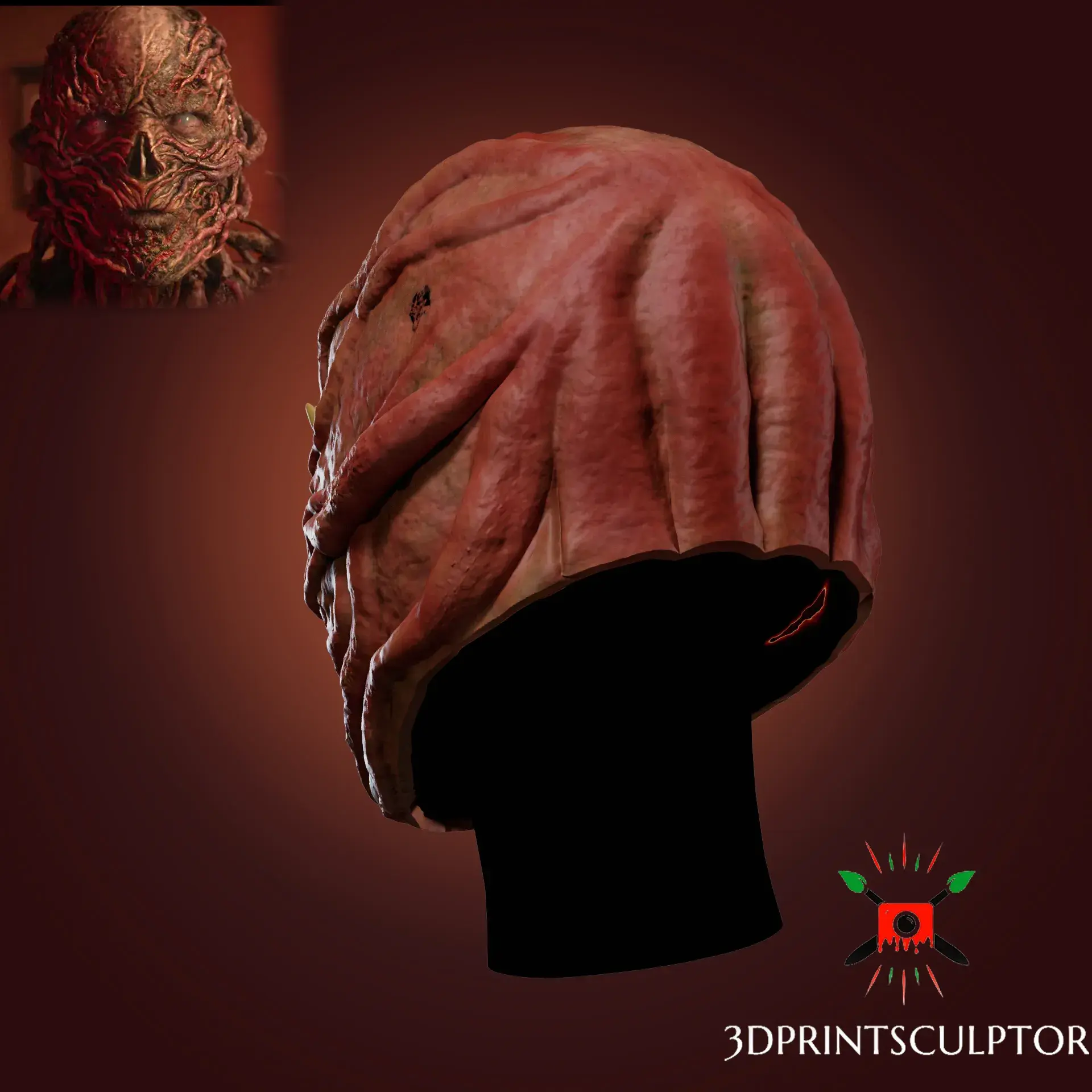 Other STL Download - Vecna Season 5 Mask Stranger Things for mask ...