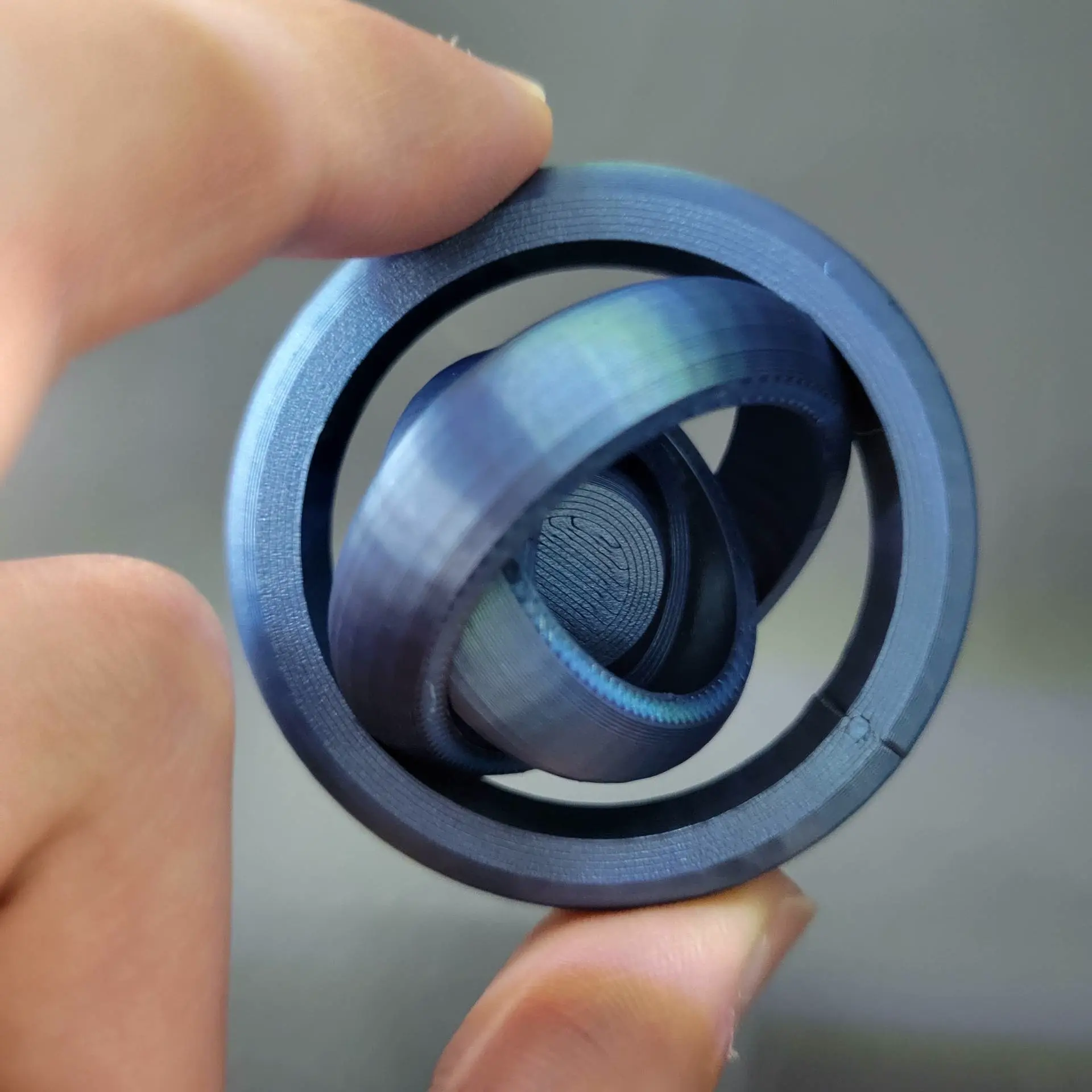3D Printer Files | 3MF File | 5 Ring Gyro Fidget | Creality Cloud
