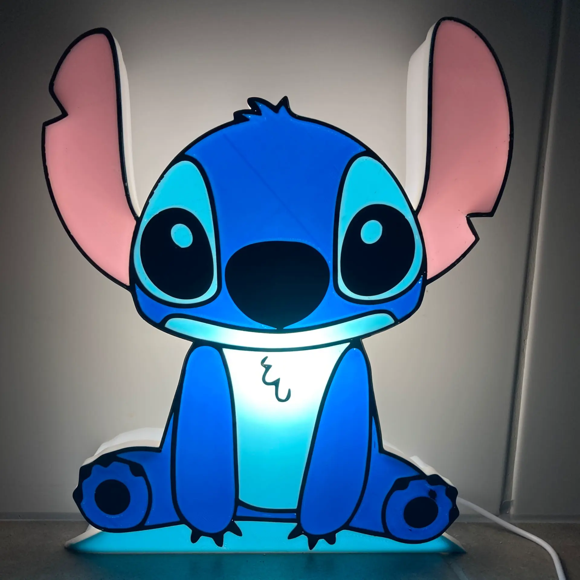 Free Lighting & Lamps STL Download - Stitch Light Box Wall and Standby ...