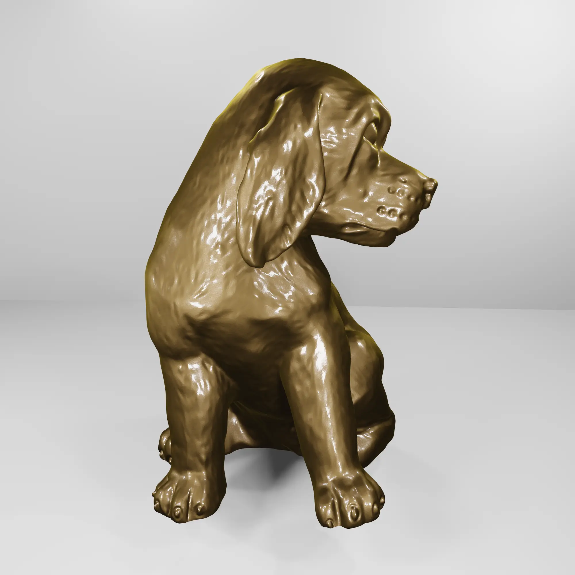 Characters & Creatures STL Download - beagle puppy dogby Motek3D