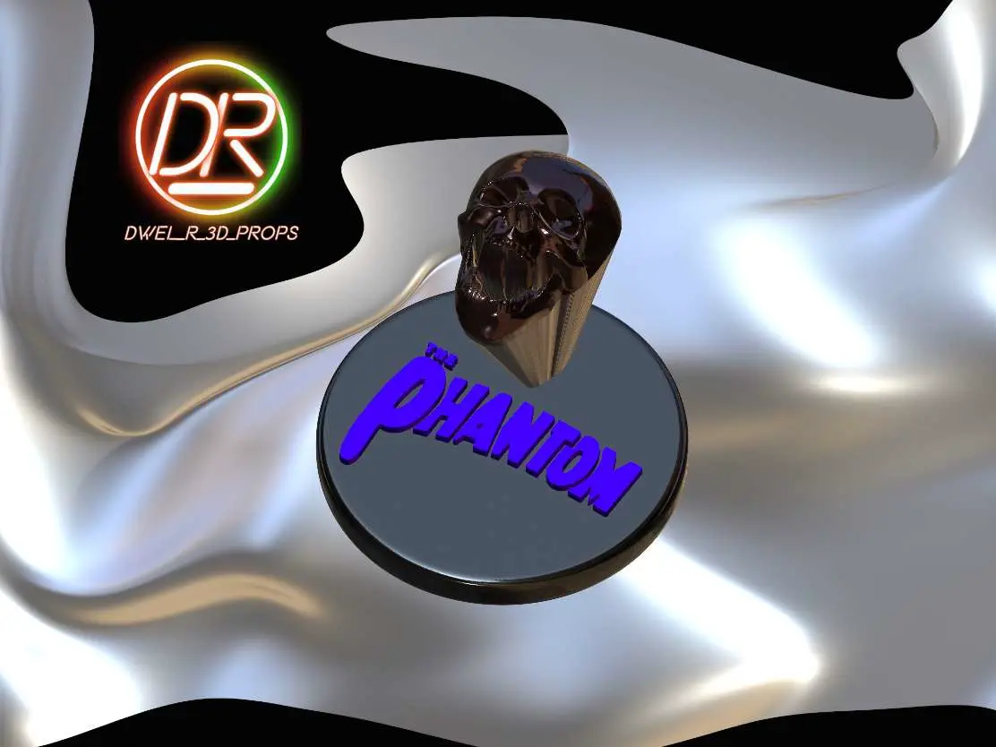 Jewelry & Accessories STL Download - The Phantom (Ring)by Dwel_R_3D_Props