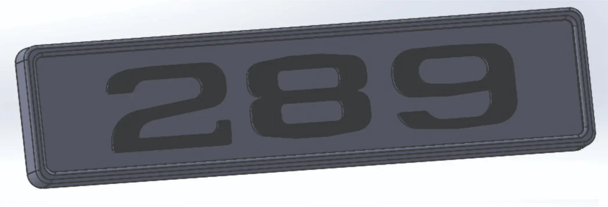3D Printer Files | 3MF File | Emblem 289 Ford | Creality Cloud