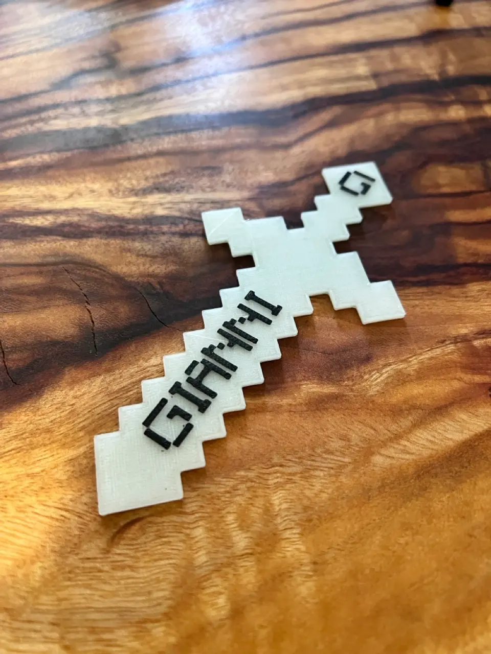 3D Printer Files | 3MF File | Minecraft Sword Bookmark | Creality Cloud