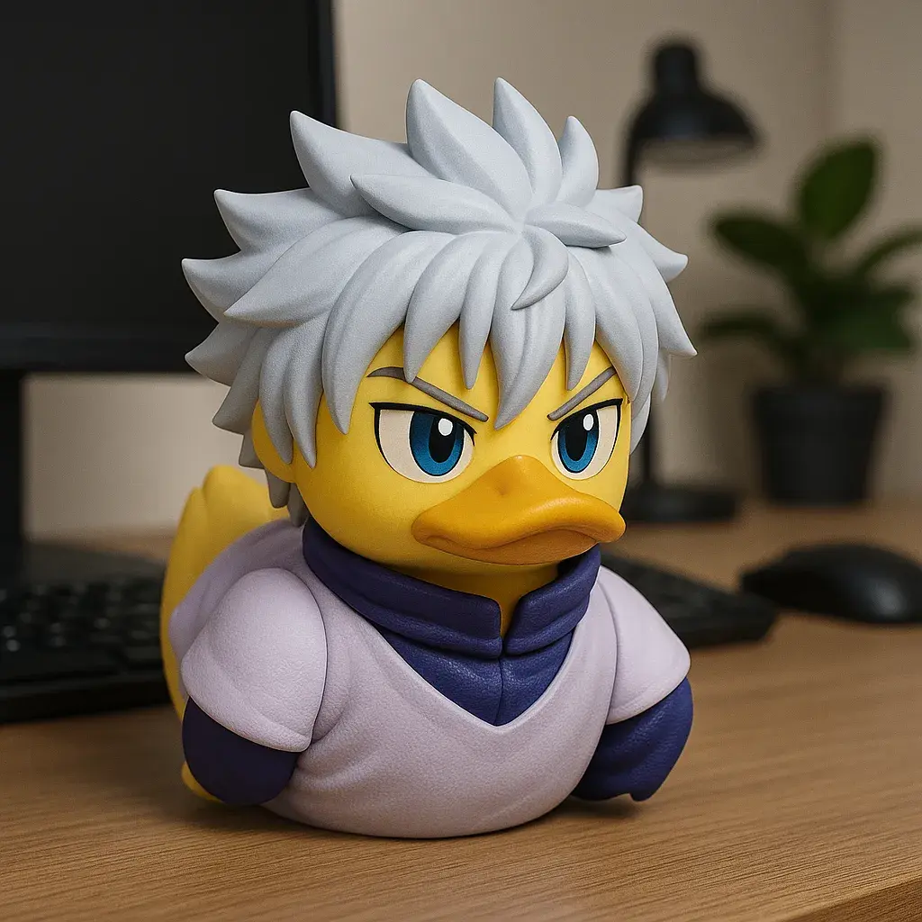 Characters & Creatures STL Download - Rubber Duck - Killua Zoldyck ...