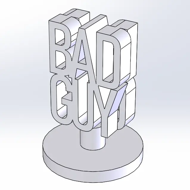 Free Characters & Creatures STL Download - Bad Guy DnD Tokenby ...