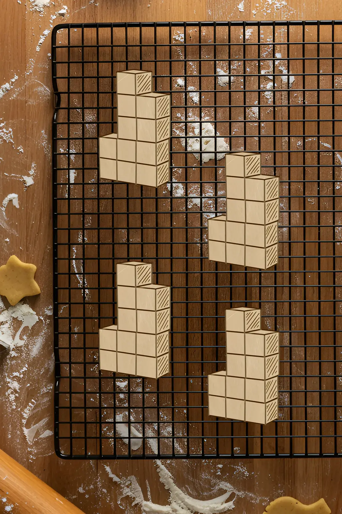 Tools & Spare Parts STL Download - Tetris Blocks Cookie Cutter, Biscuit ...