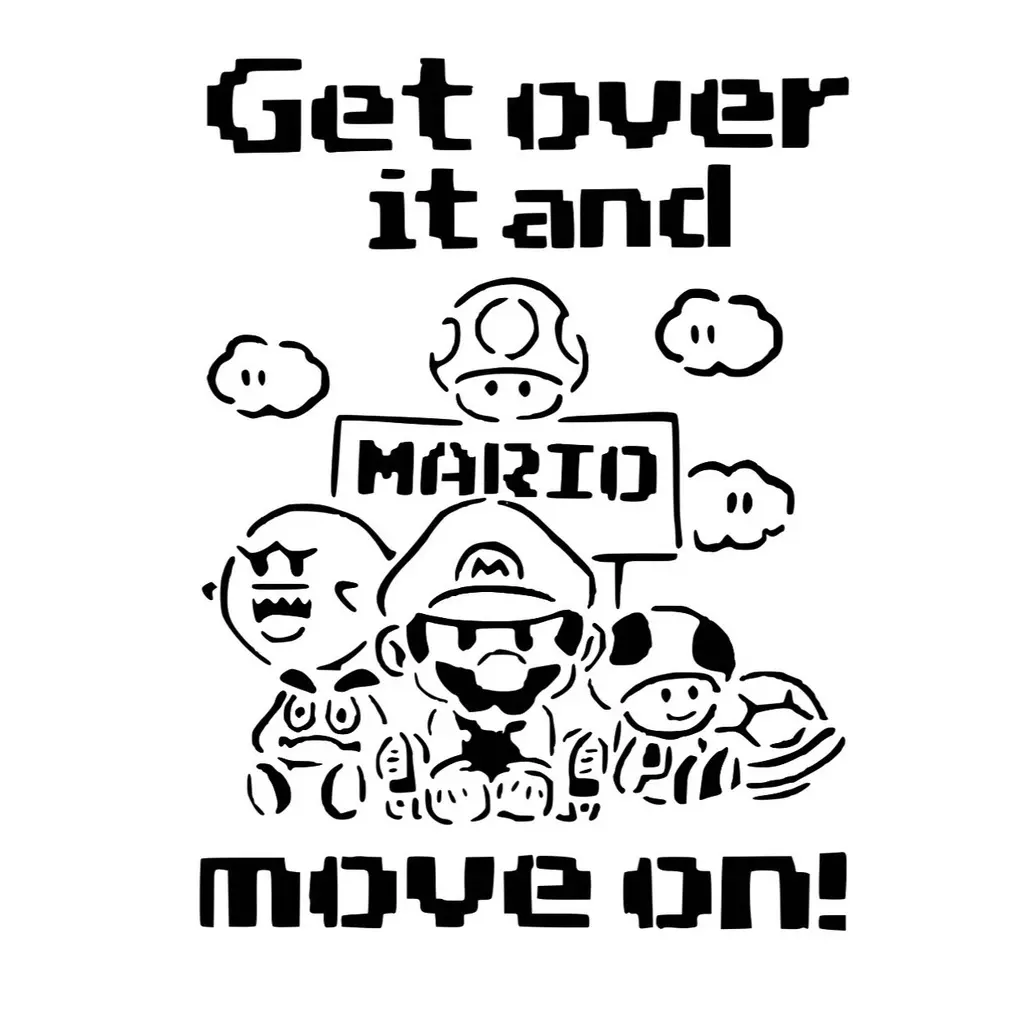 Mario stencil 5 | 3D models download | Creality Cloud