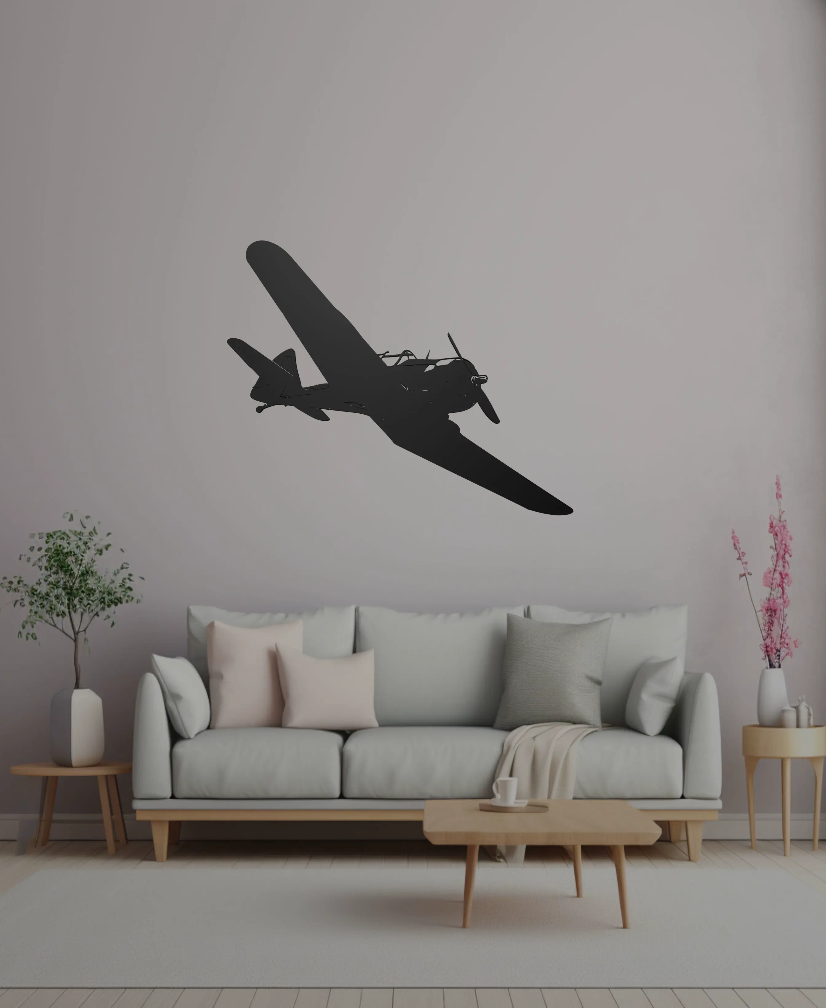 Drones & Aircraft STL Download - Plane Wall Artby Ri0m0