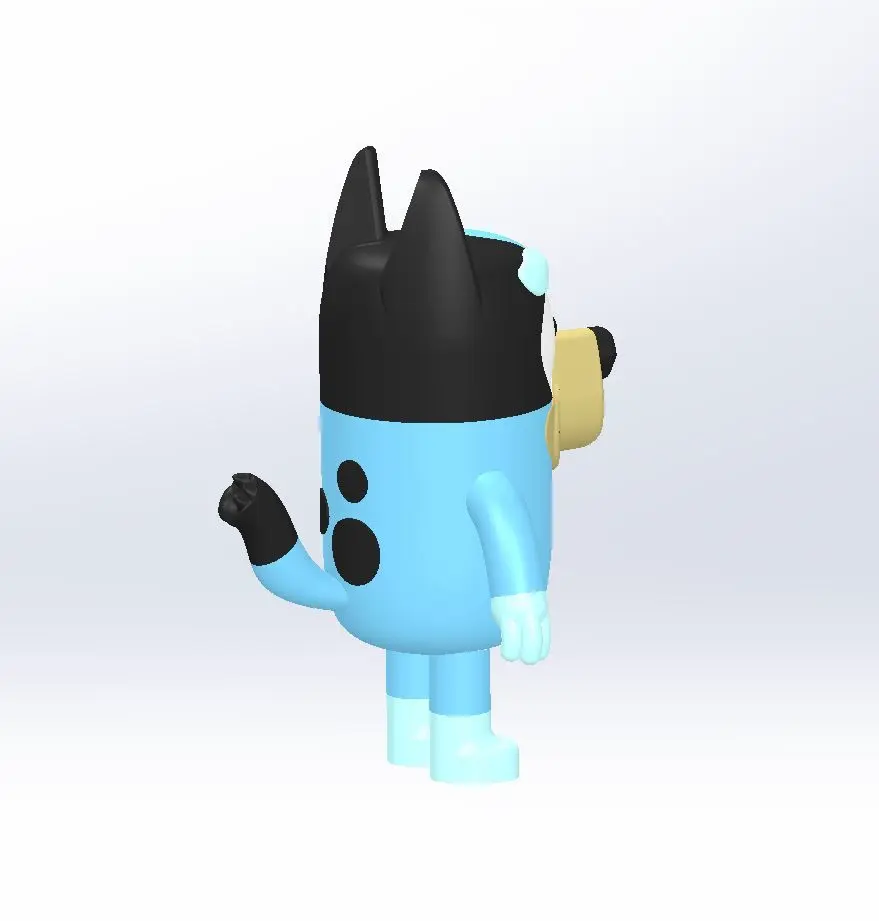 Characters & Creatures STL Download - Blueyby Edna Lab