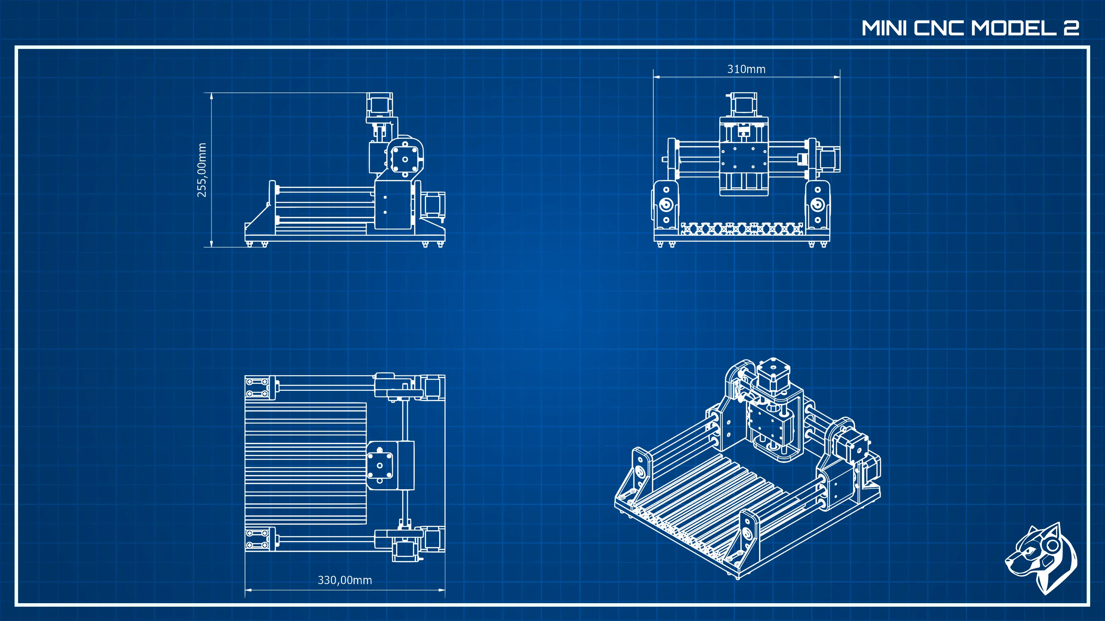 3D Printer Files | 3MF File | Mini CNC Model 2 | Creality Cloud