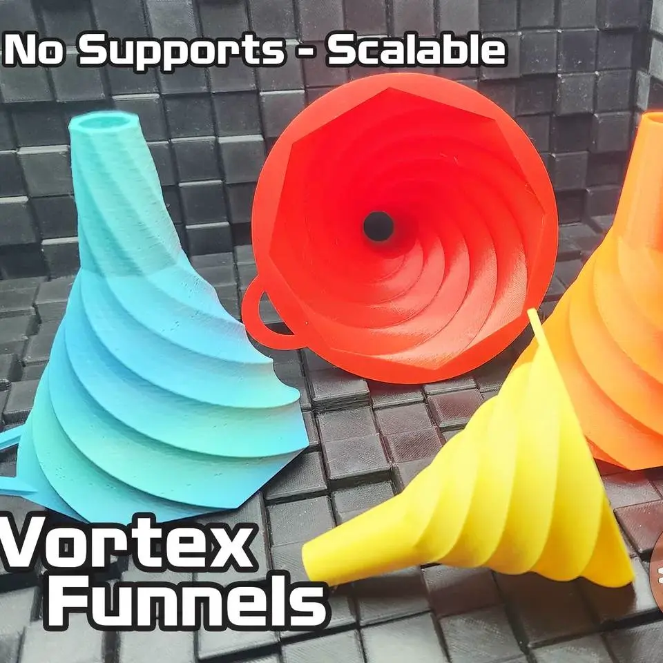 3D Printer Files | 3MF File | Vortex Funnels - No Supports | Creality Cloud