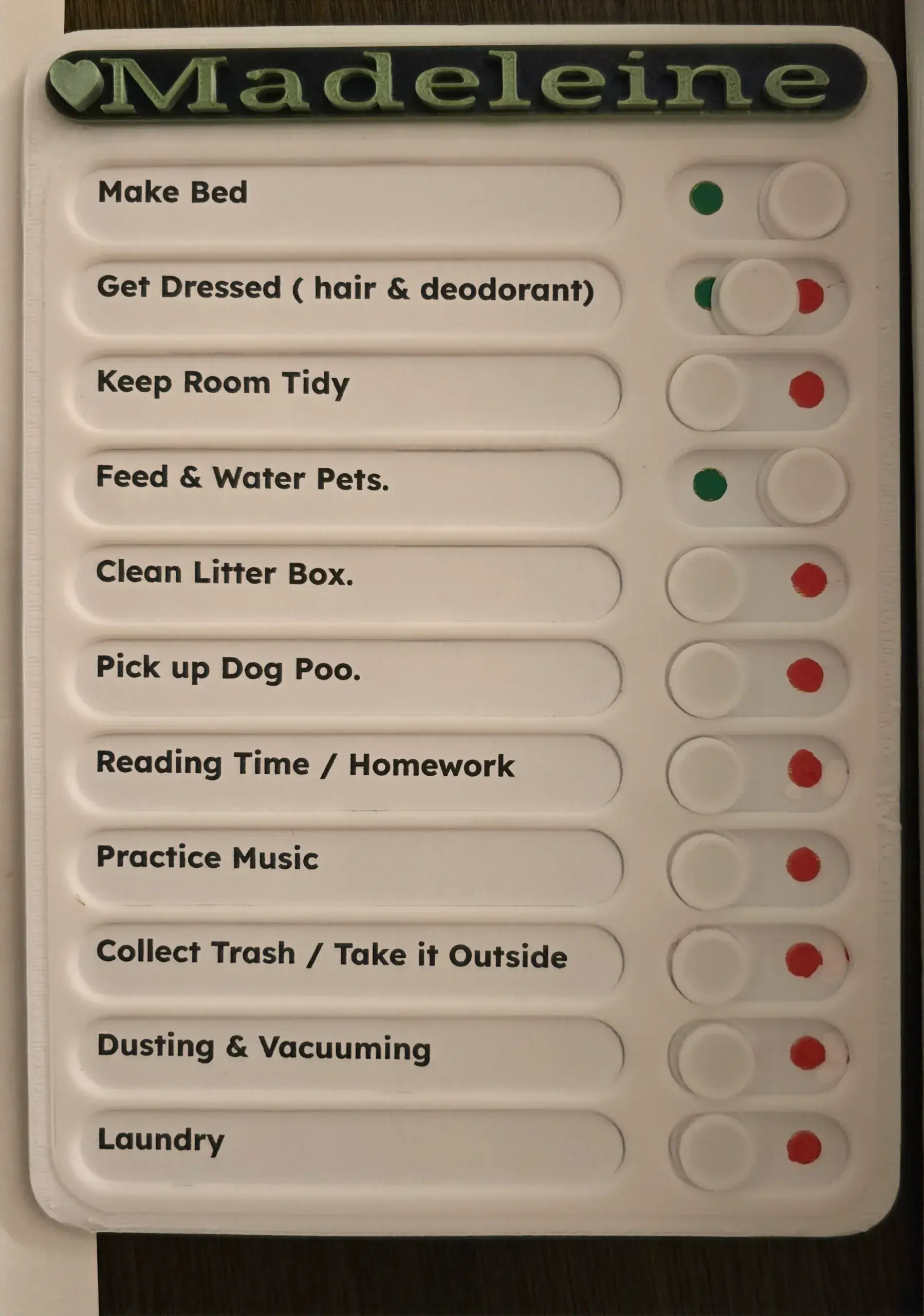 3D Printer Files | 3MF File | Children's Chore Chart | Creality Cloud