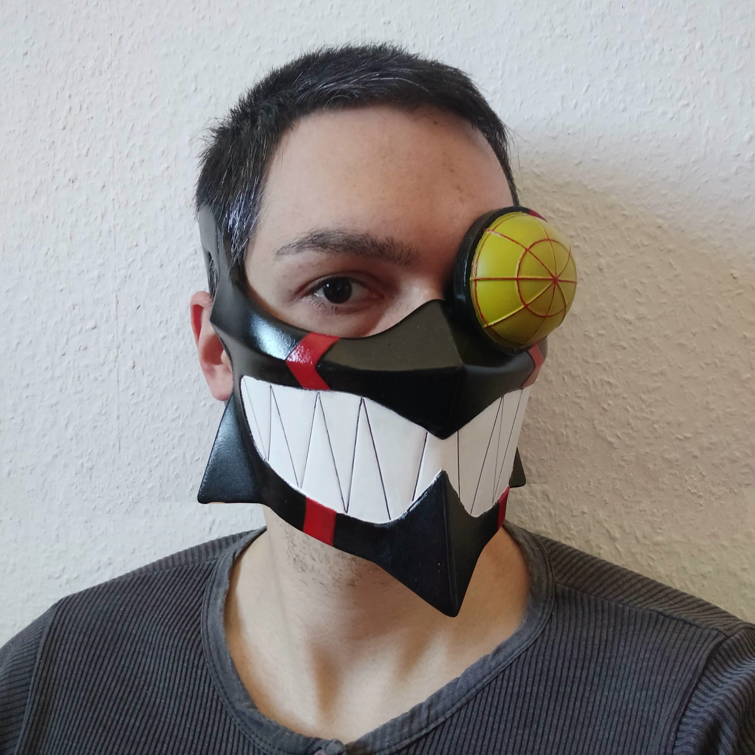 Cosplay STL Download - Dandadan Anime Cosplay: Unji Zuma Maskby ...