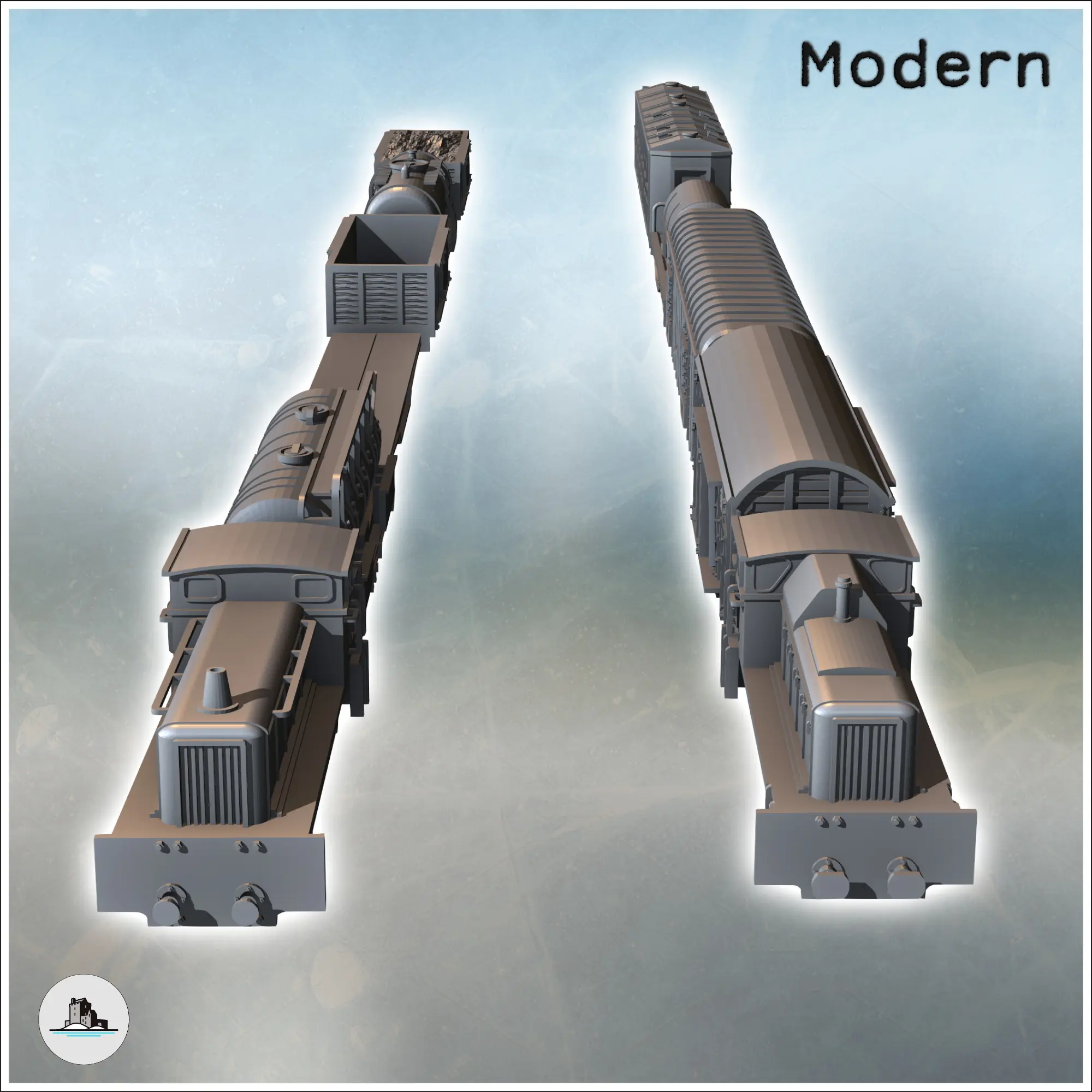 Miniature Games & Accessories STL Download - Modern Material Transport ...