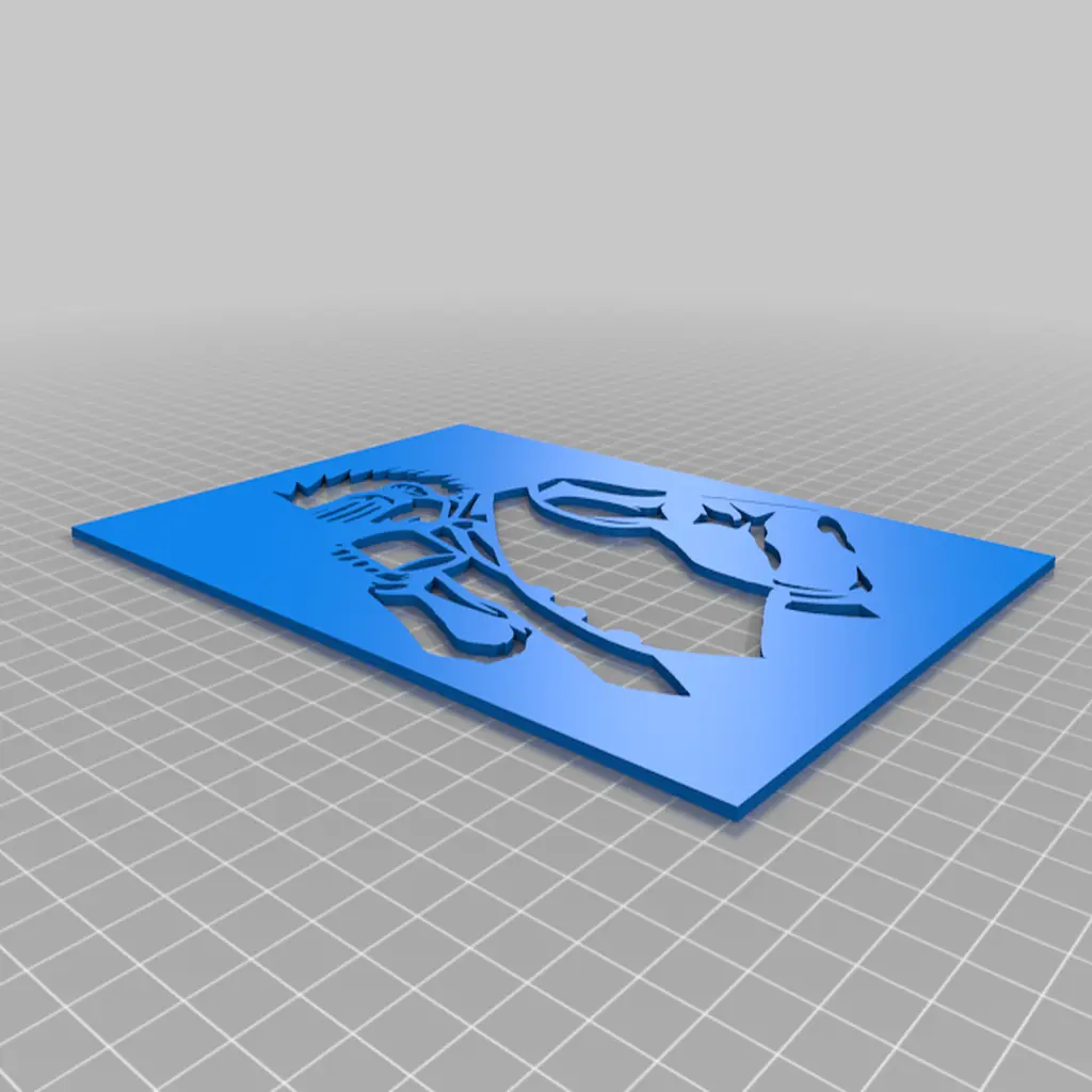 Free Digital Art STL Download - Godot stencilby SMT_M 🦊