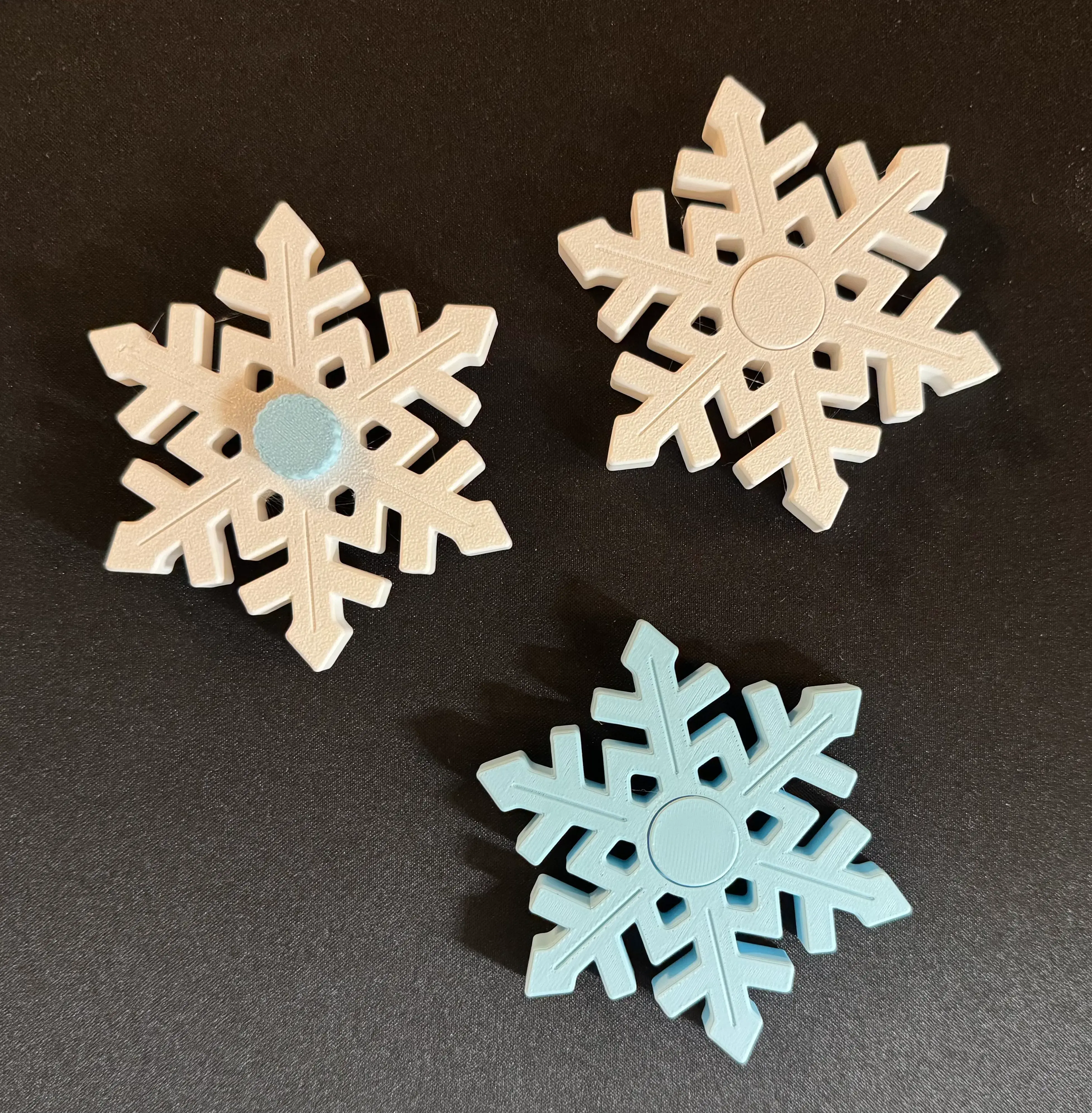 Board Games & Card Games STL Download - Snowflake Fidget Spinner 2by ...