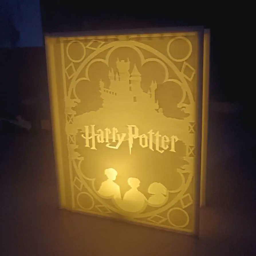 Lighting & Lamps STL Download - Harry Potter Book Lampby Mentalist3D