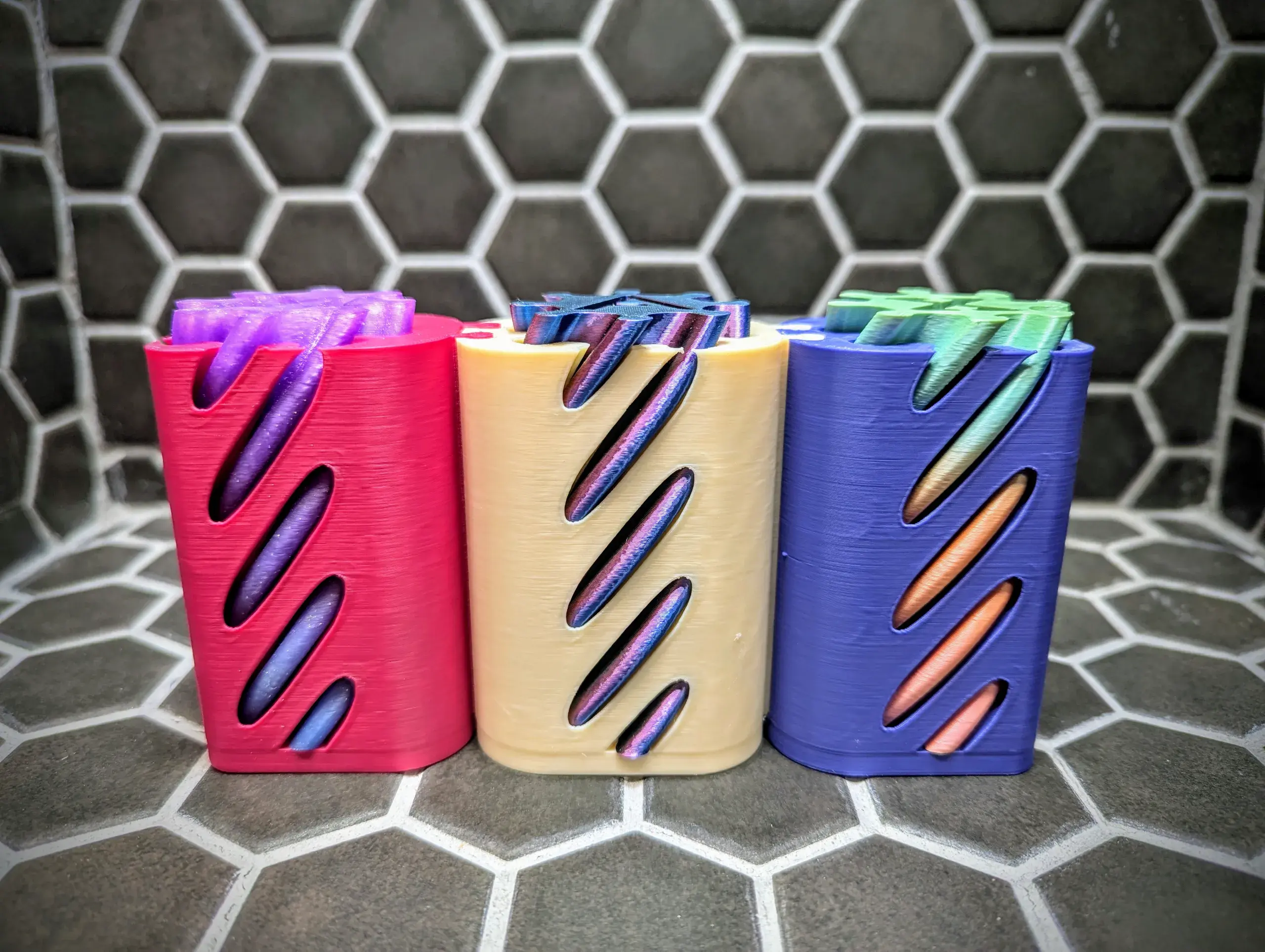 3D Printer Files | 3MF File | Modular Spiral Vortex Containers - Name ...